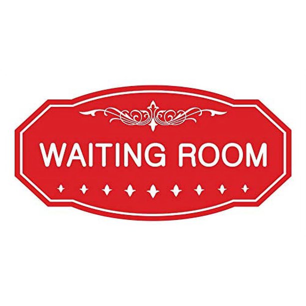 Victorian Waiting Room Sign - Small - Walmart.com