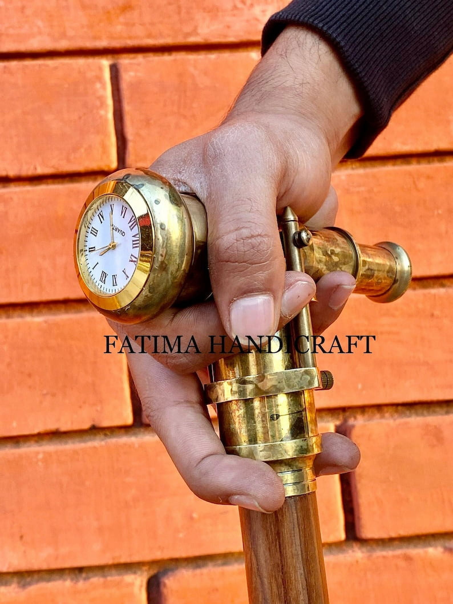 Victorian Walking Cane With Telescope Handle, Walking Cane For Men's ...