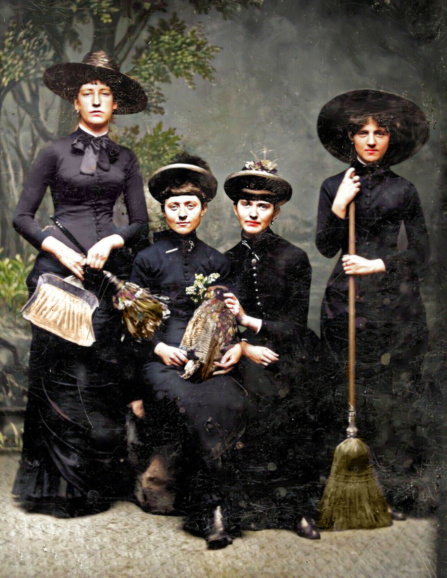 Victorian Witches in 1875 GLOSSY POSTER PICTURE PHOTO PRINT BANNER ...