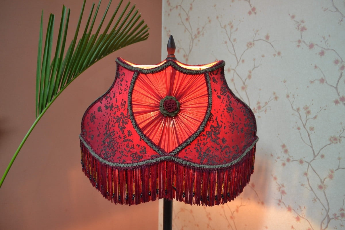 Bespokebyniktia Red Lamp Shades - Walmart.com