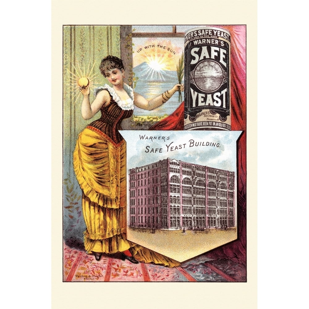 Warner's Safe Yeast Building Poster Print by Mensing & Strecther ...