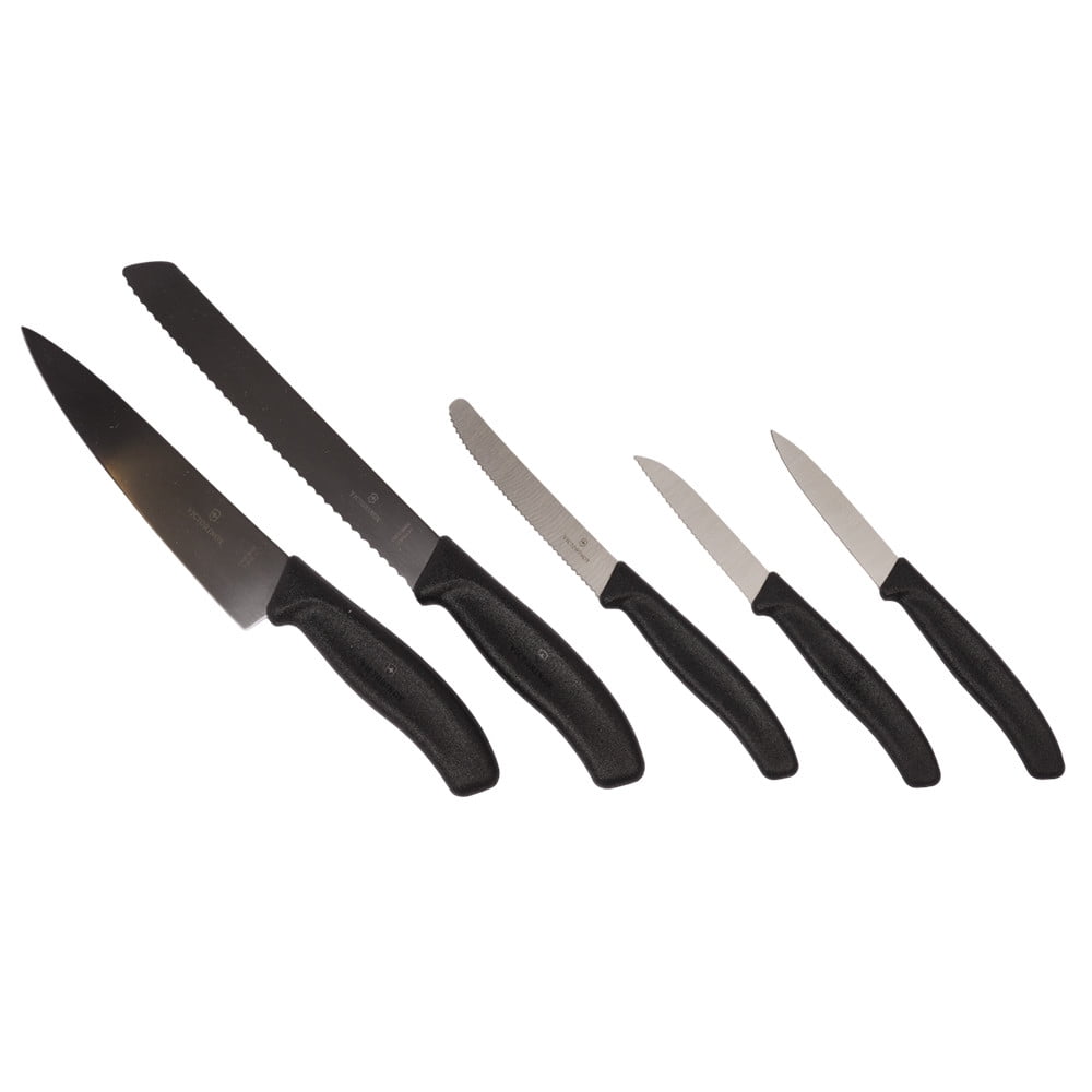 Victorinox 5-Piece Swiss Kitchen Knife Set V671 335G – Stainless Steel ...
