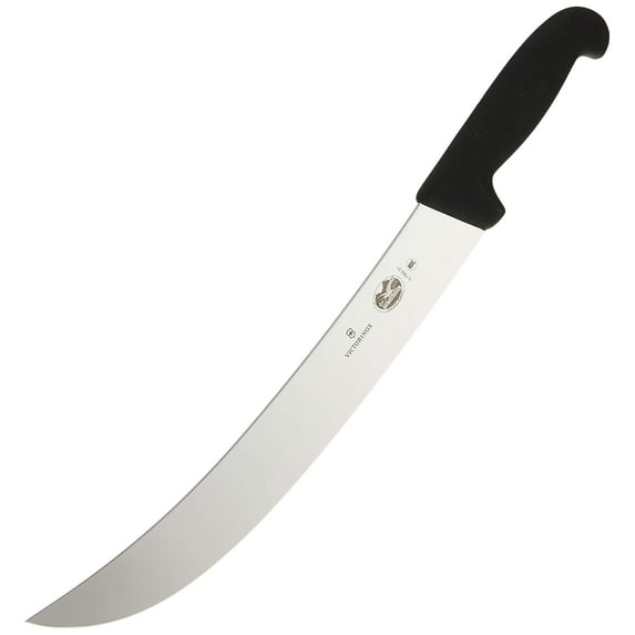 Victorinox Fibrox 12-Inch Curved Cimeter Knife for Breaking Down Large ...