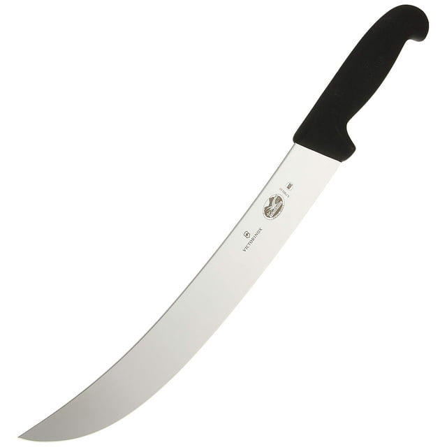 Victorinox Fibrox 12-Inch Curved Cimeter Knife for Breaking Down Large ...