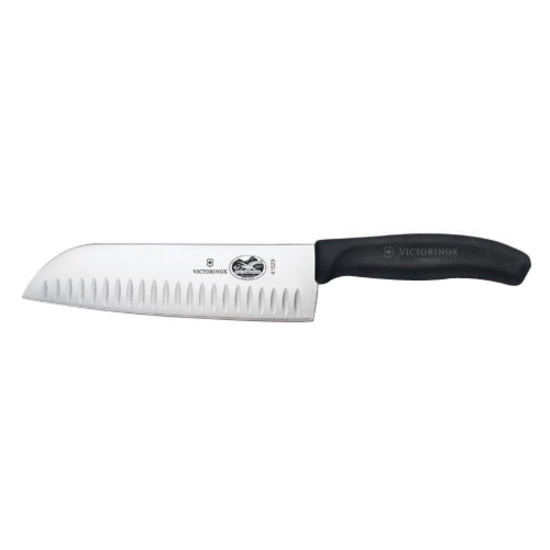 Victorinox Fibrox 7-Inch Granton Edge Santoku Knife - Walmart.com