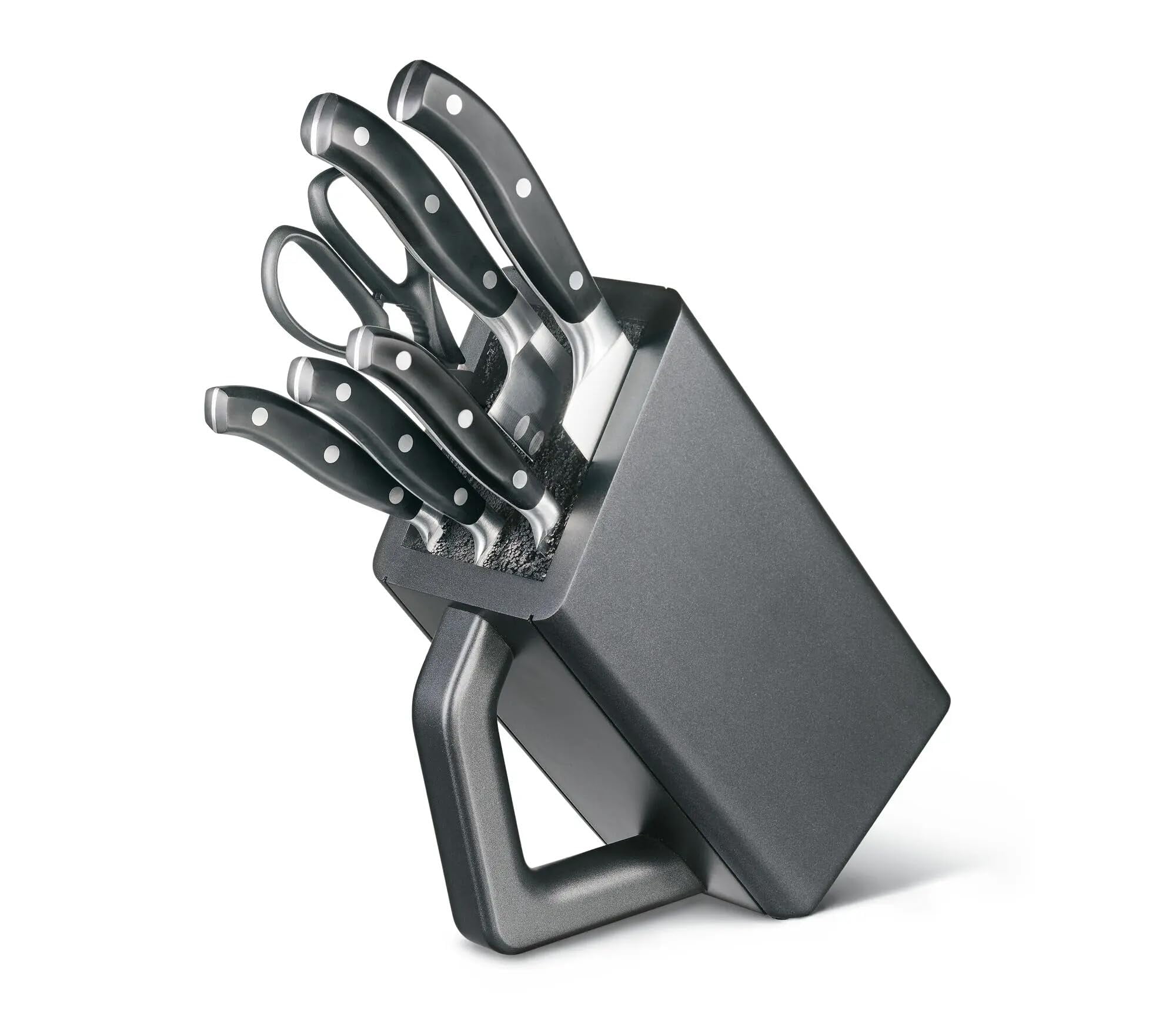 Victorinox Grand Maitre Cutlery Block - Modern Knife Block with Knives ...