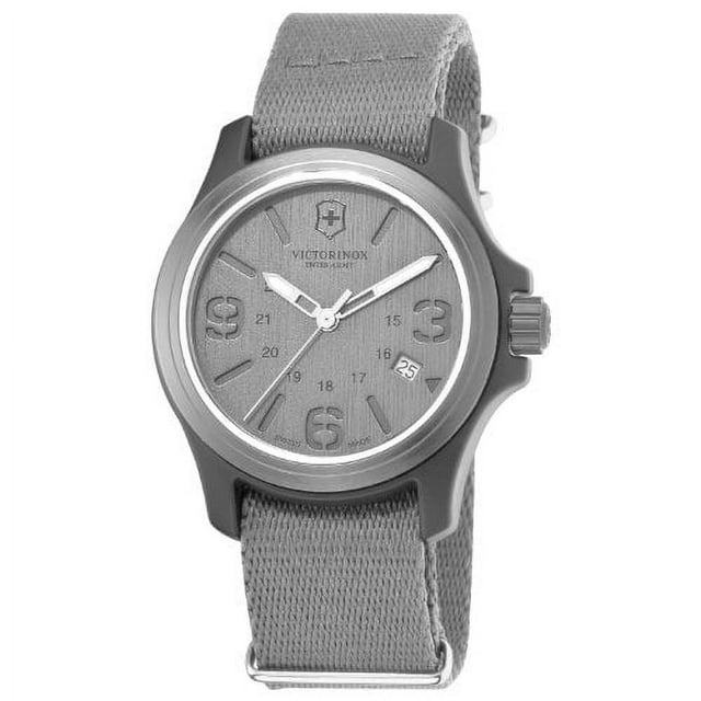 Victorinox Men's Swiss Army Active Original Grey Dial Grey Nylon Watch ...