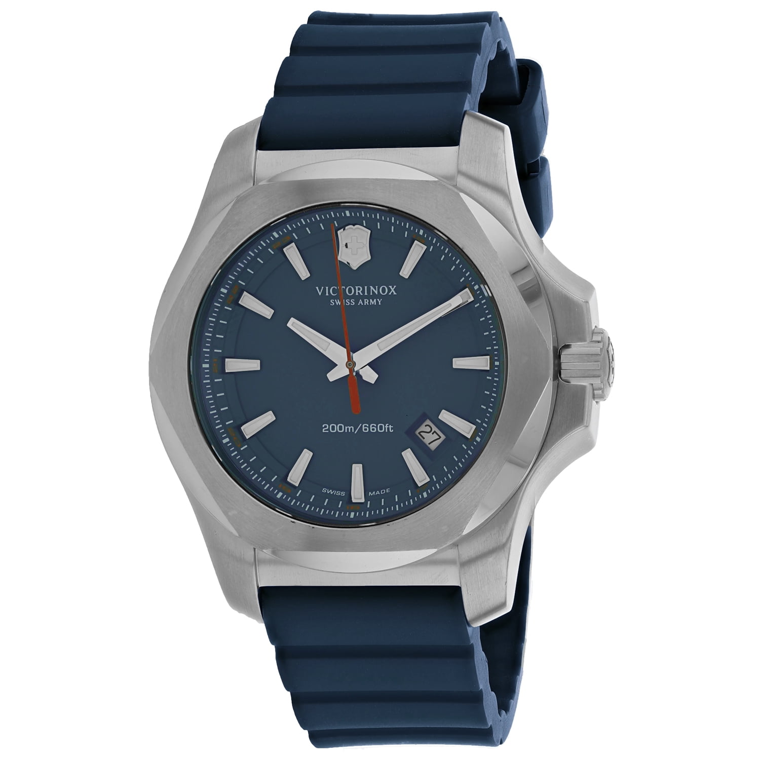 Victorinox Men's Swiss Army Inox Blue Rubber Watch Nepal | Ubuy