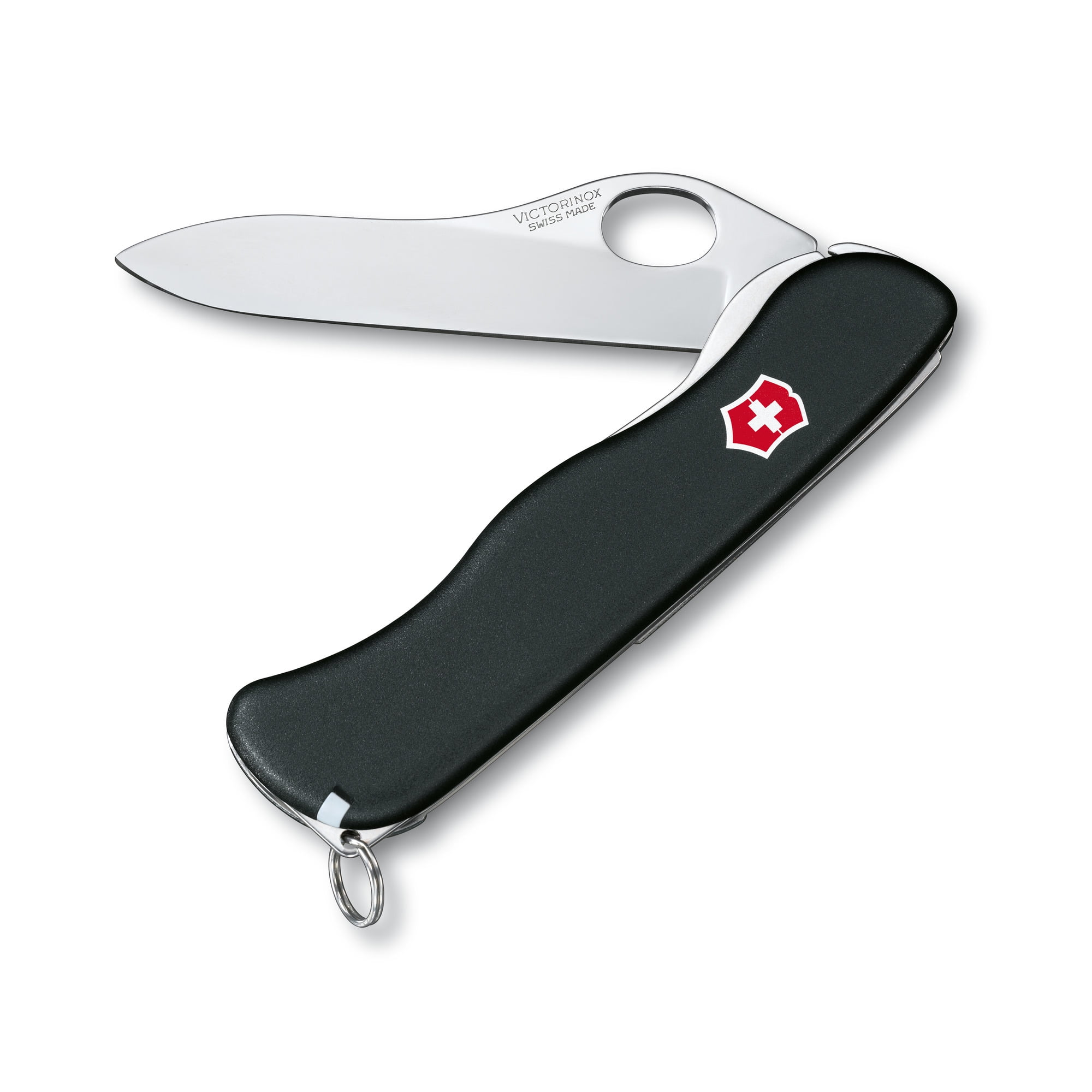 Victorinox Swiss Army Sentinel One-Hand 4 Function Black Pocket Knife ...