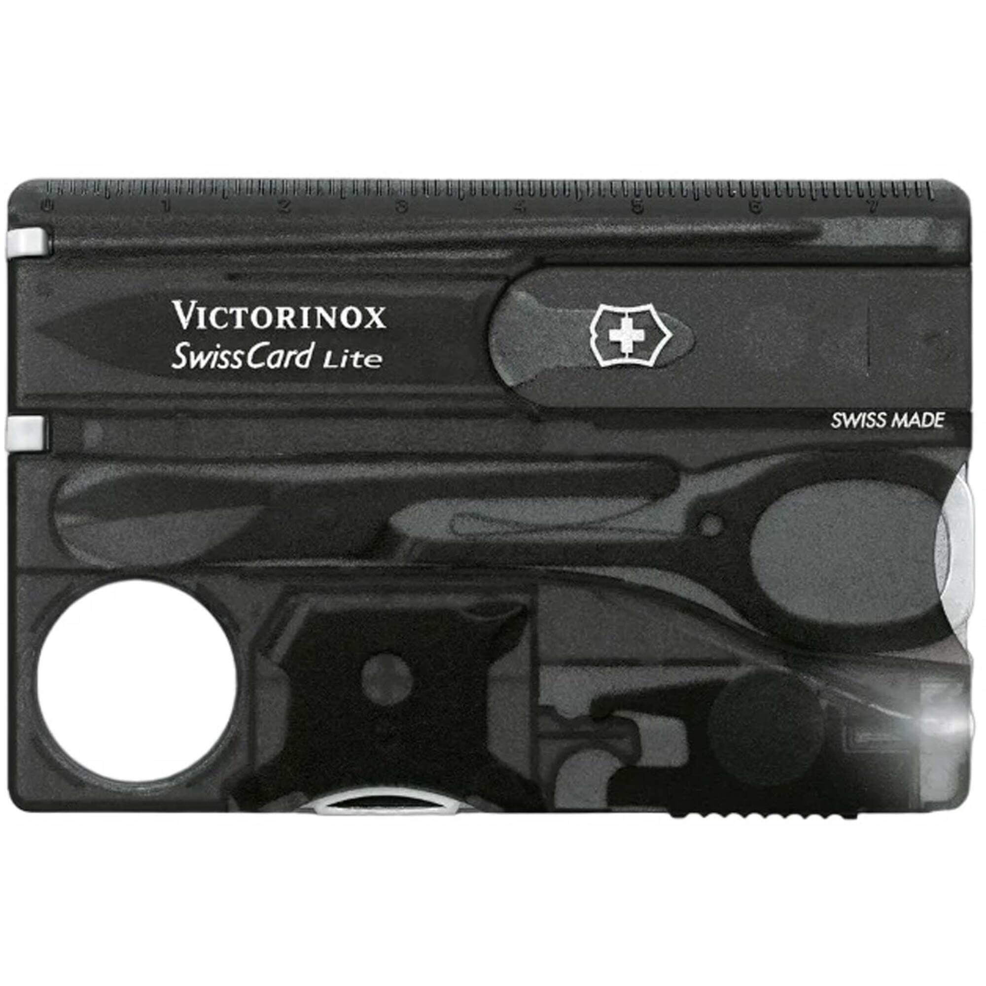 Victorinox Swiss Army 0.7333.T3 Black Swiss Card Lite Tool Kit ...