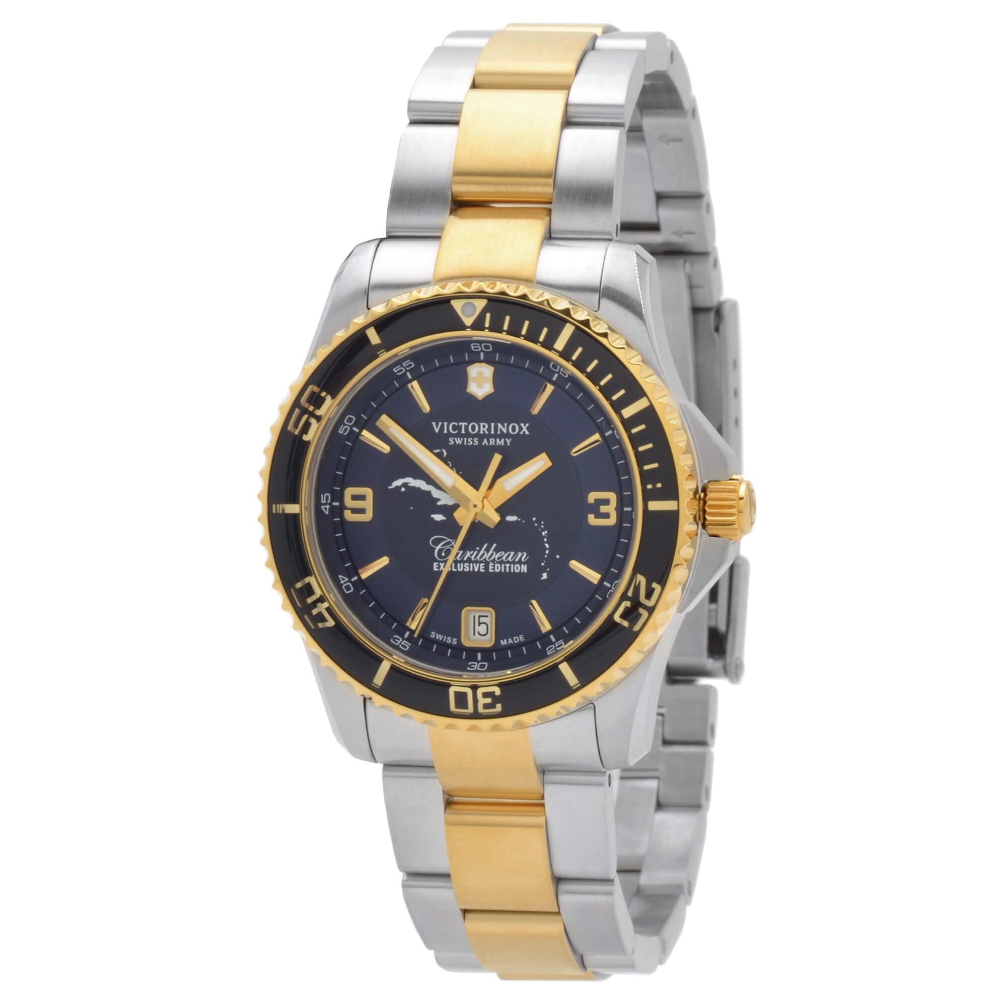 Victorinox Swiss Army 249147 Women's Maverick Caribbean Date Watch ...