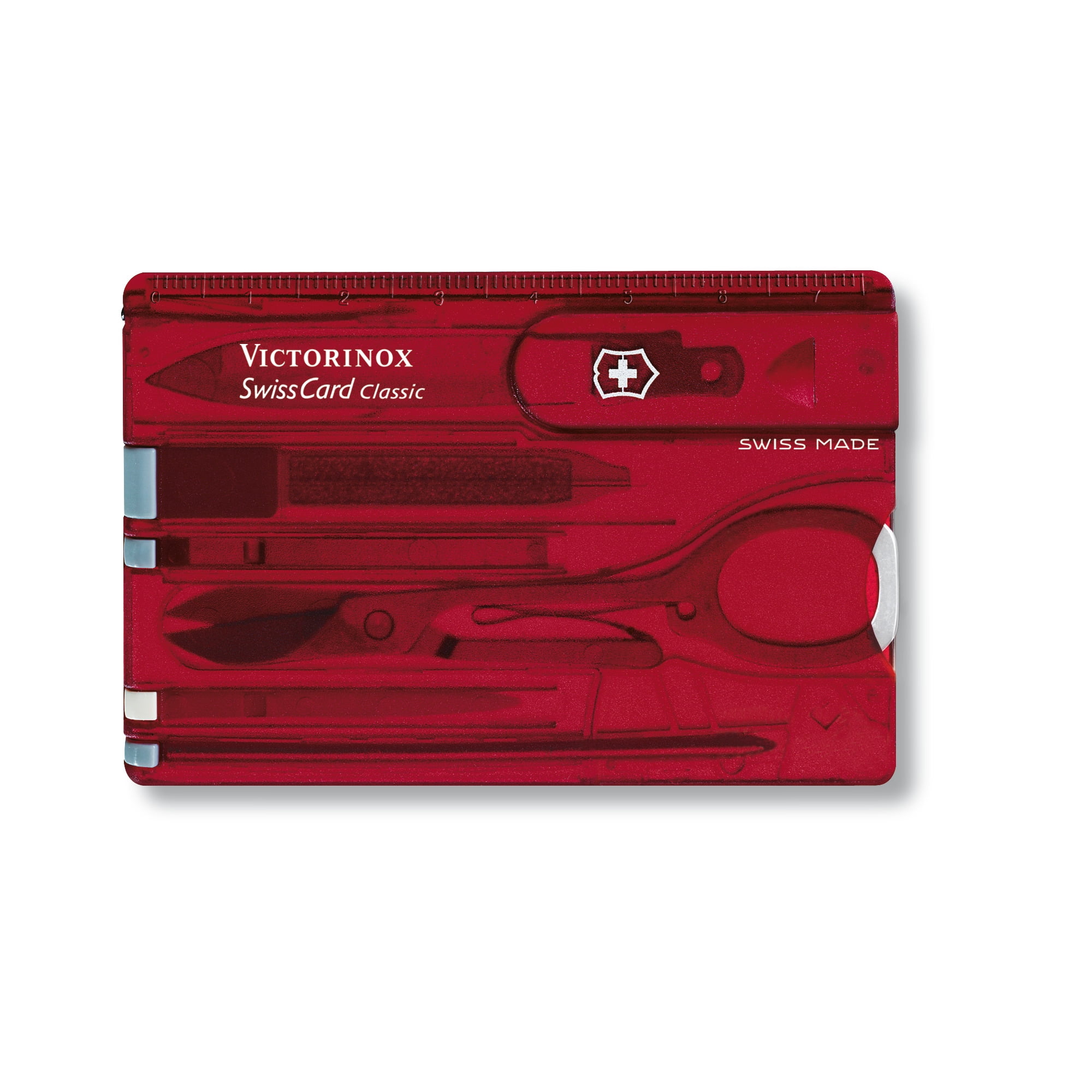 Victorinox Swiss Army Swiss Card Classic Ruby Wallet Multi-Tasker 0. ...
