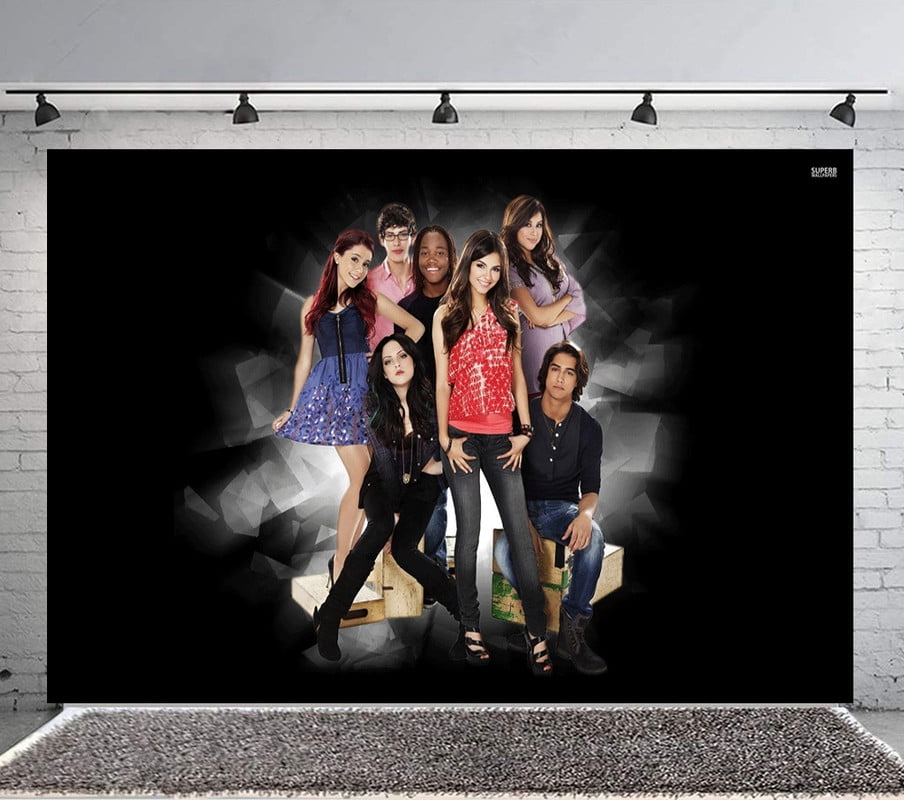 Victorious Backdrop Banner Party Supplies Poster Movie Theme Background ...