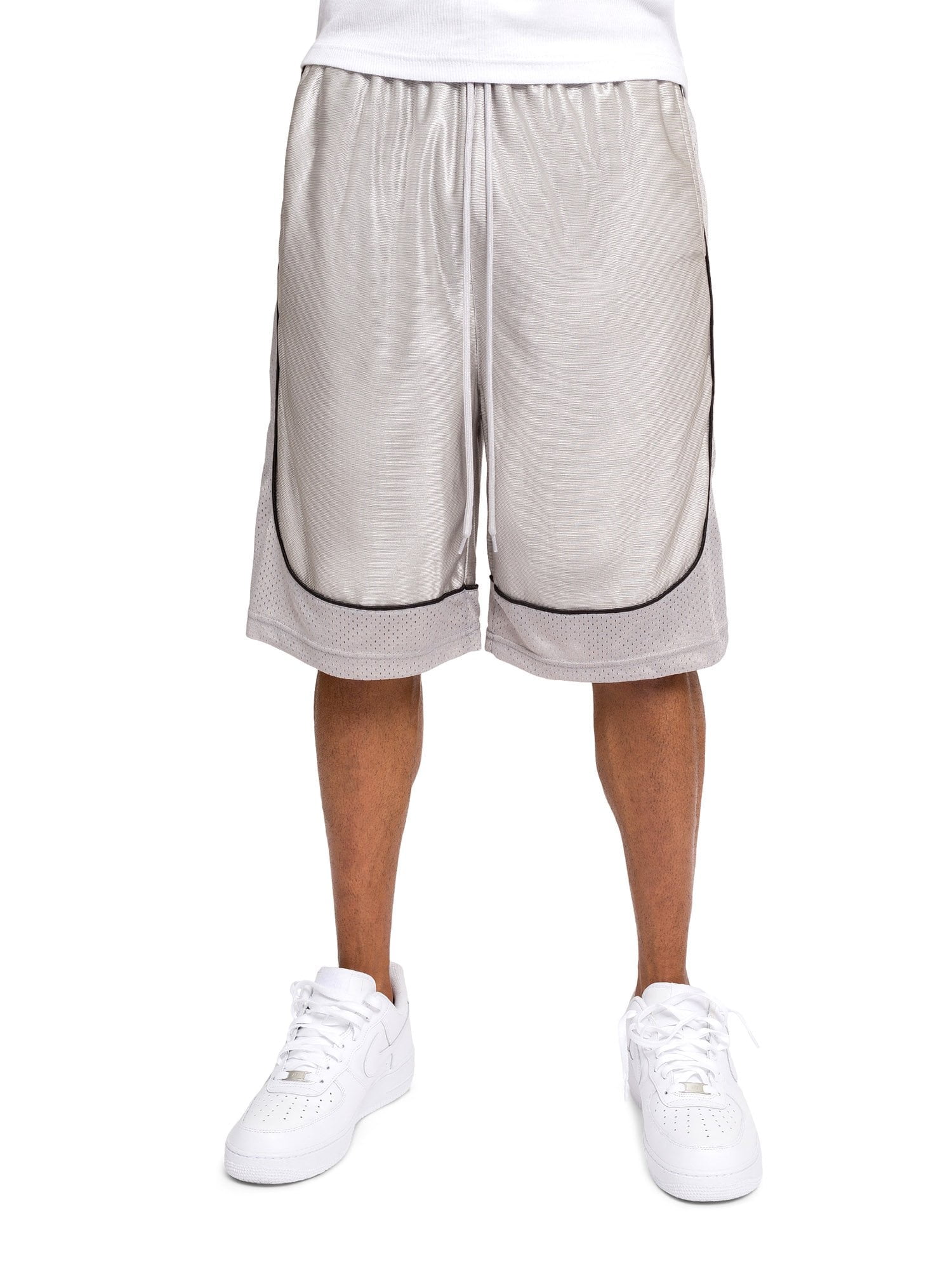 Victorious Men's Active Athletic Drawstring Side Mesh Basketball Shorts ...