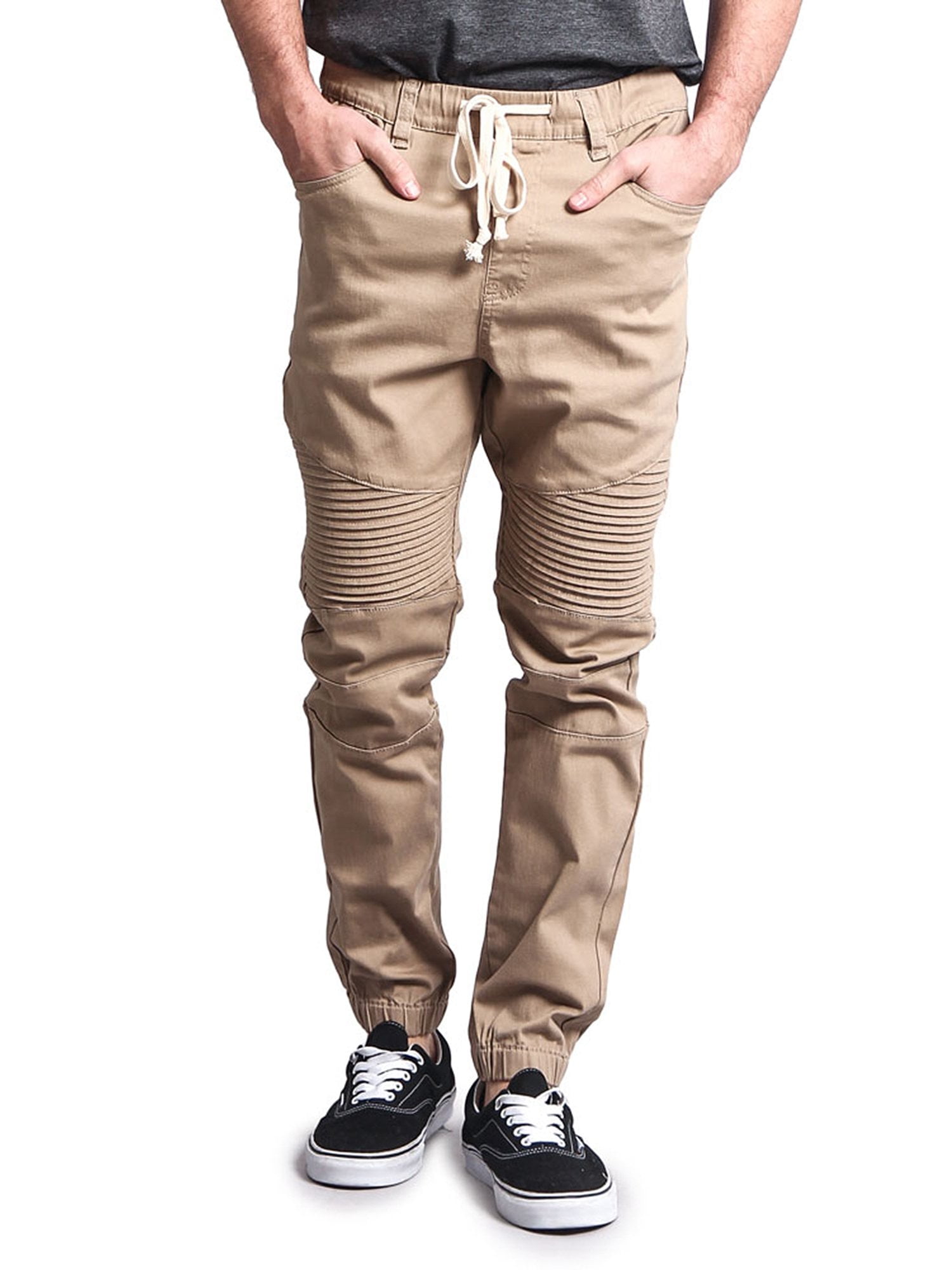 Trendy Victorious Men's Biker Twill Jogger Pants JG871 Trendy Victorious Men's Biker Twill Jogger Pants JG871