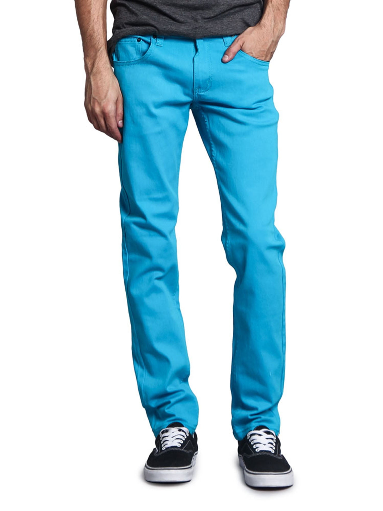 Victorious Men's Skinny Fit Color Stretch Jeans, Sizes up to 42W ...