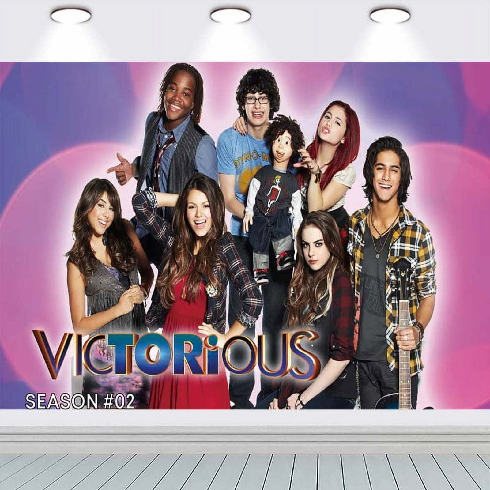 Victorious Party Supplies Backdrop Banner Poster Birthday Decorations ...