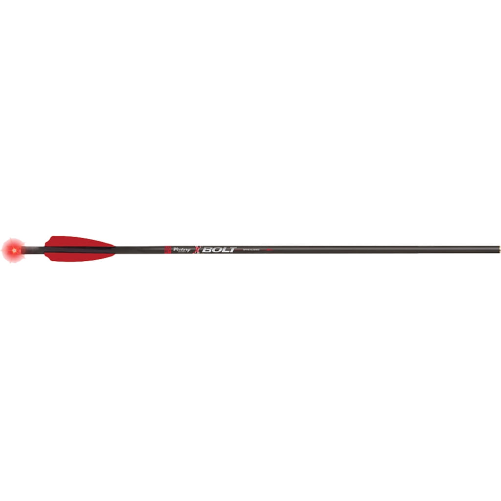 Victory Xbolt Xbow Fletched Arrows w/Half Moon Lighted Nock, 3 Pack ...
