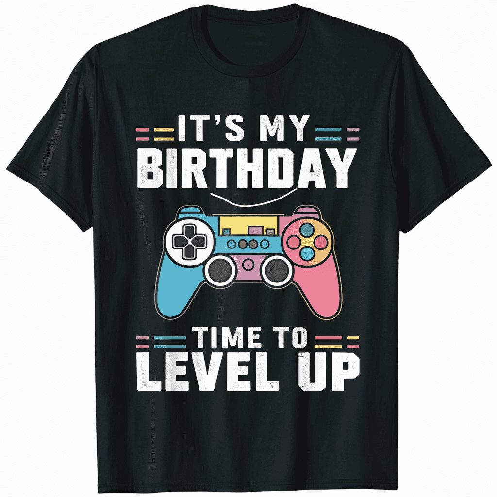 Victory Awaits Birthday Boy Gamer's Tee - Walmart.com