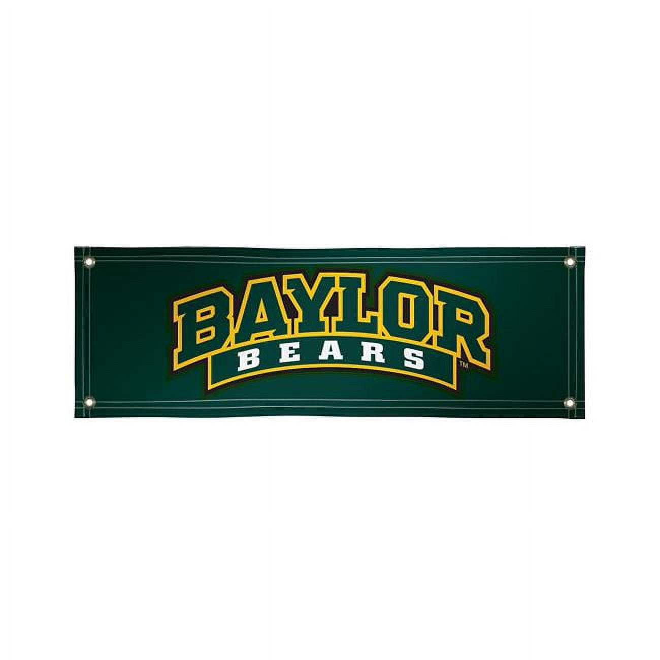 Green Baylor Bears 2' x 6' Horizontal Vinyl Banner - Walmart.com