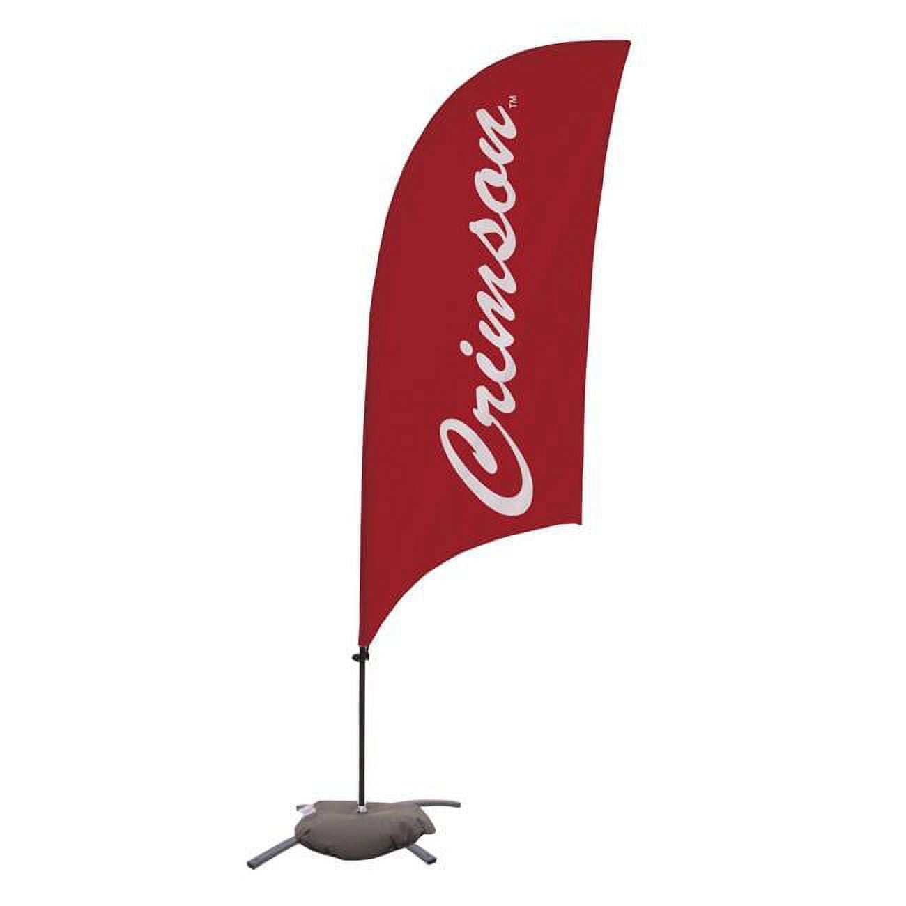Victory Corps - Harvard Crimson 7.5 ft. Razor Feather Flag with Cross ...