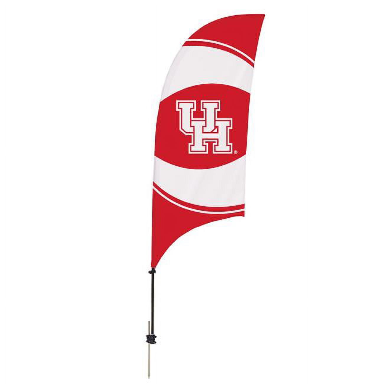 Victory Corps - Houston Cougars 7. 5 ft. Razor Feather Flag with Spike ...