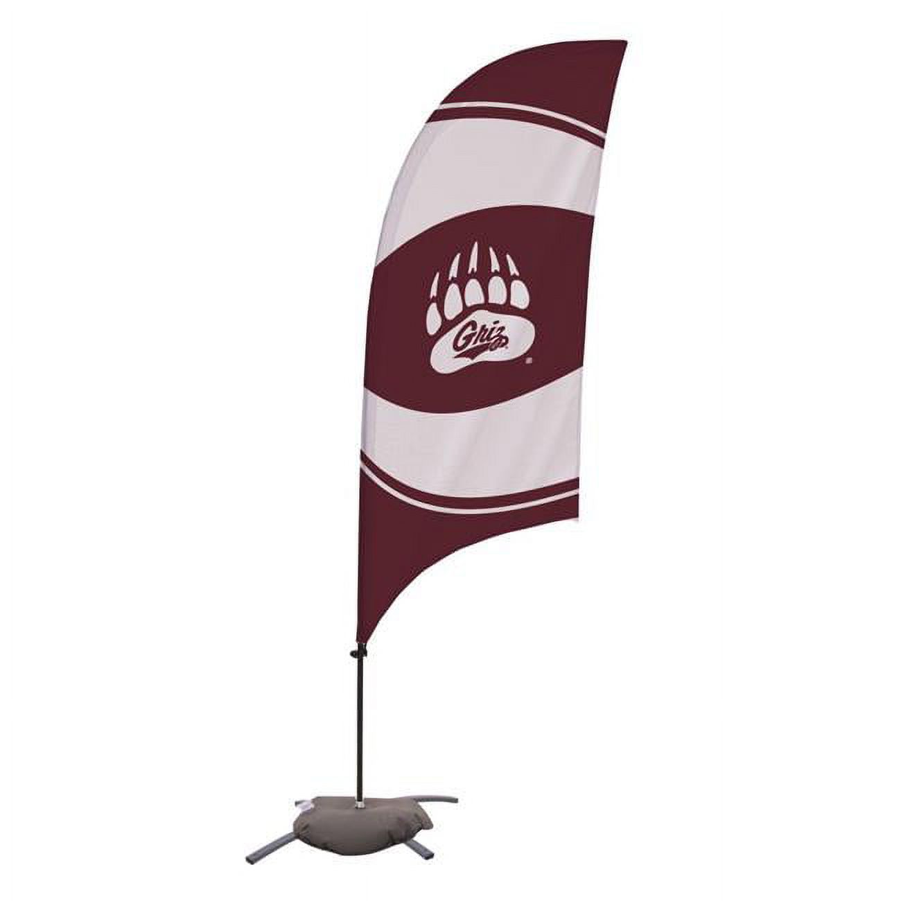 Victory Corps - Montana Grizzlies 7. 5 ft. Razor Feather Flag with ...