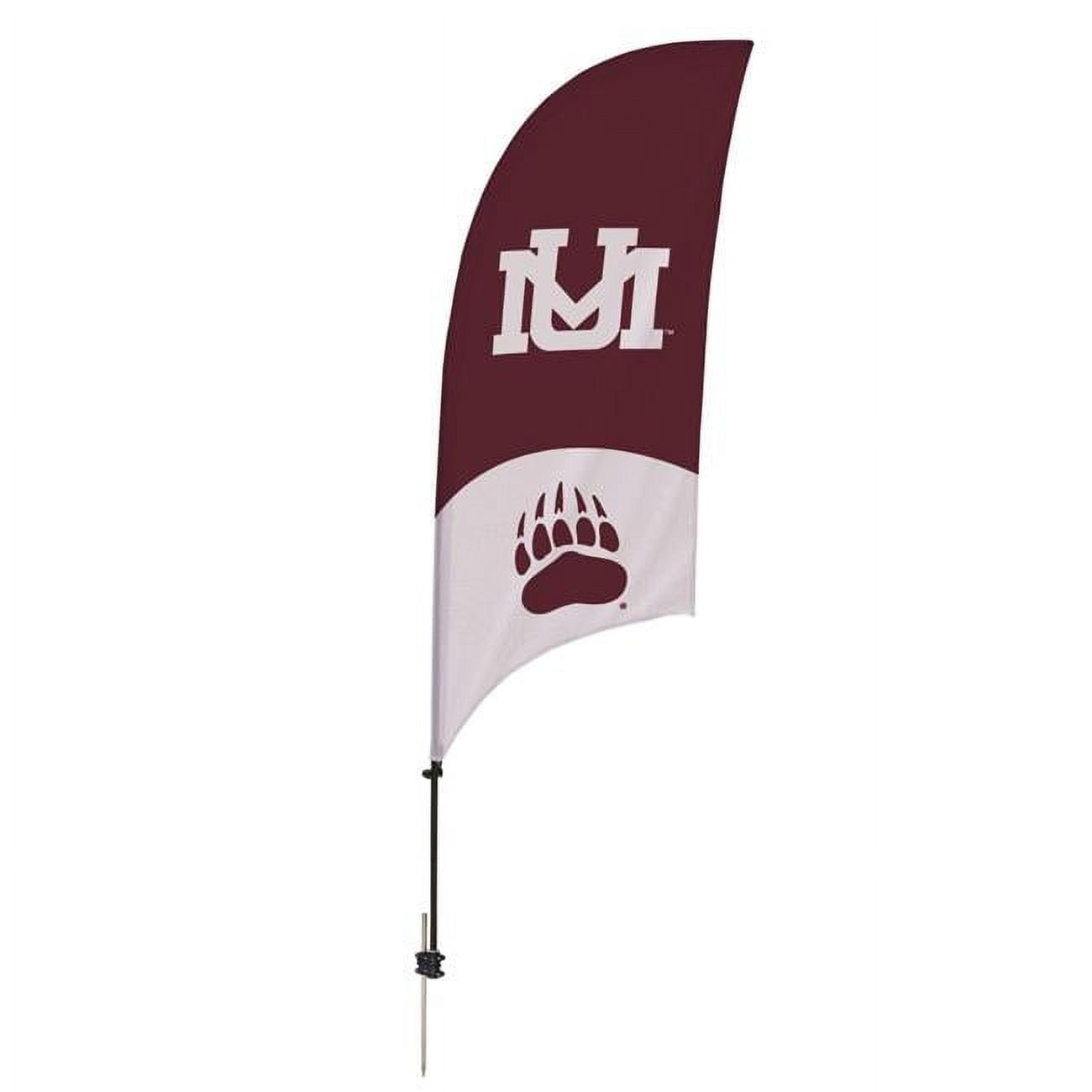 Victory Corps - Montana Grizzlies 7.5 ft. Razor Feather Flag with Spike ...