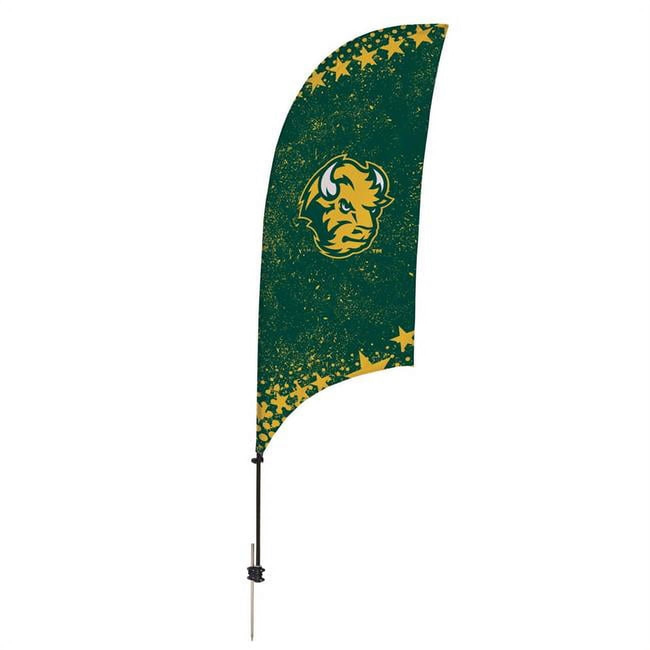 North Dakota State Bison 7.5' College Sports Printed Feather Flag with ...