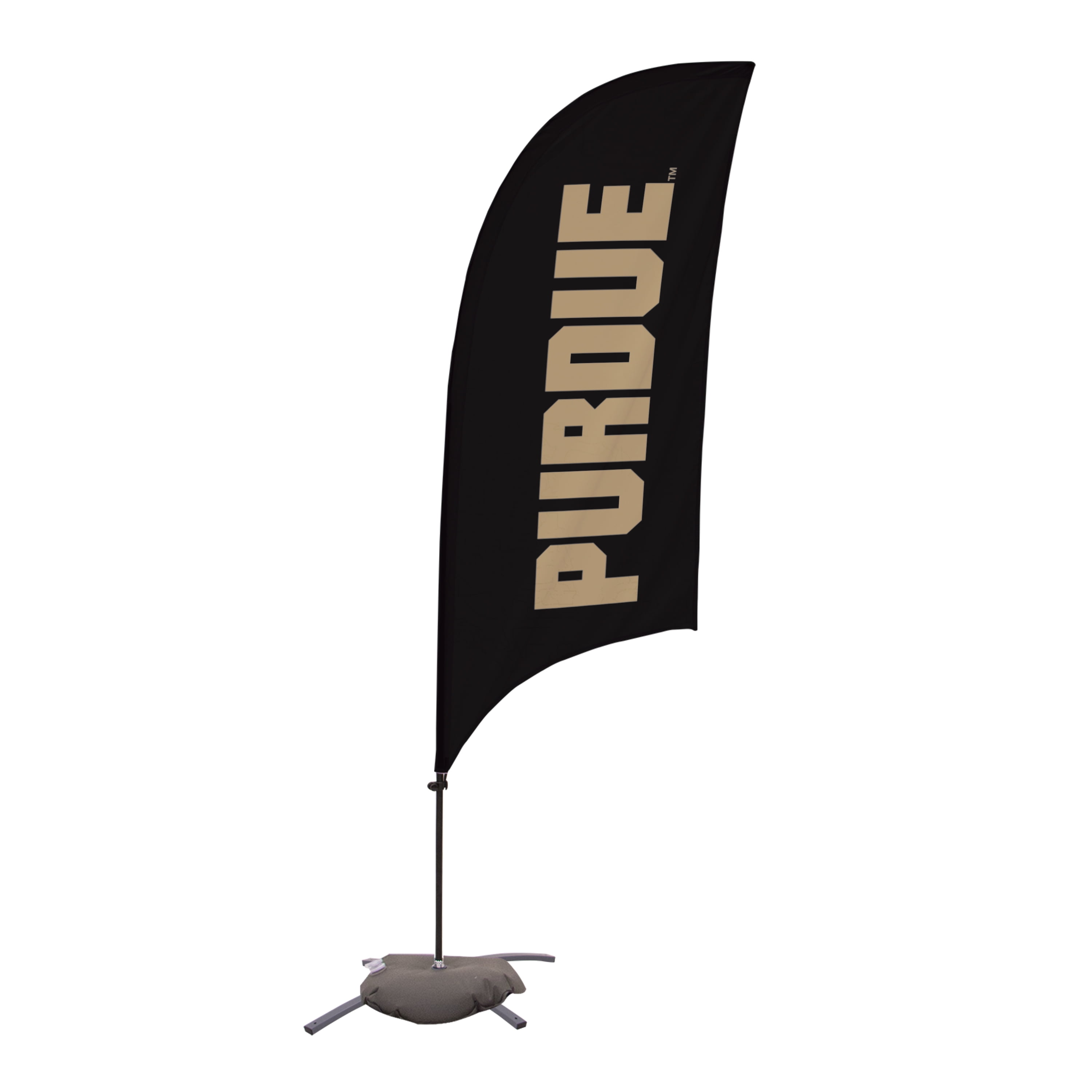 Purdue Boilermakers 7.5' College Sports Printed Feather Flag with Cross ...