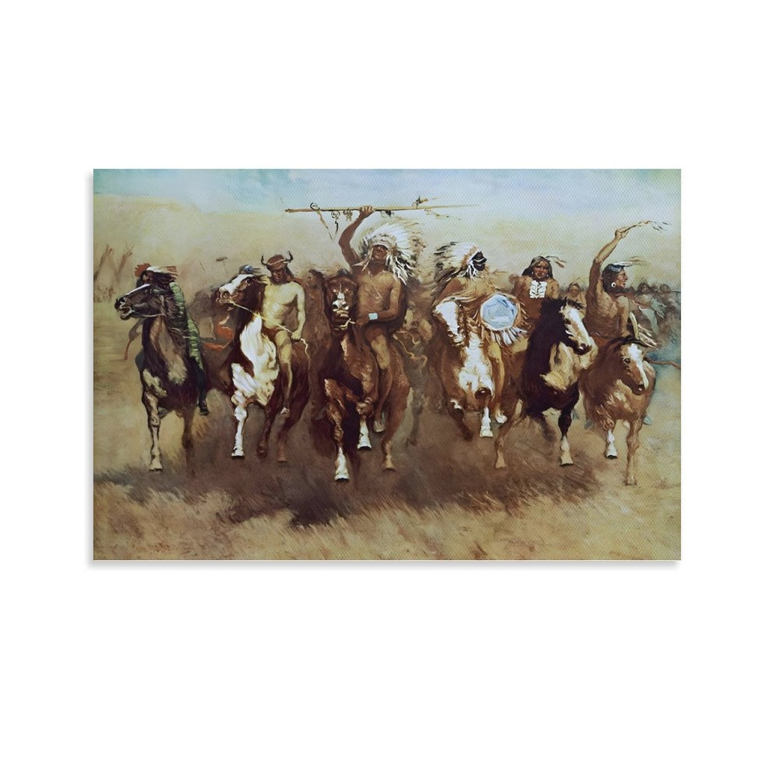 Victory Dance Poster Print by Frederic Remington Picture Print Wall Art ...