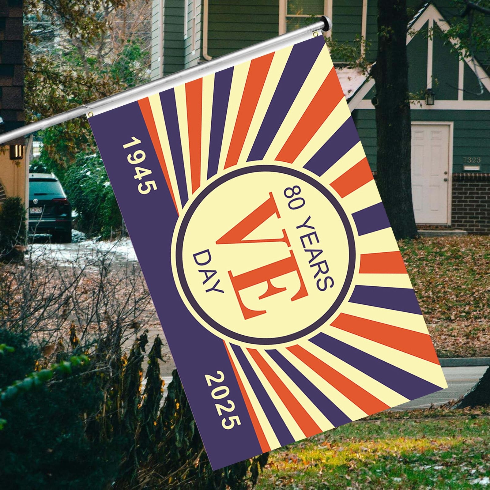 Victory Day 2025 Flag, 2025 VJ Day 80th Anniversary Flag 80 Years Victory Over Japan 3x5 Ft Flag ...