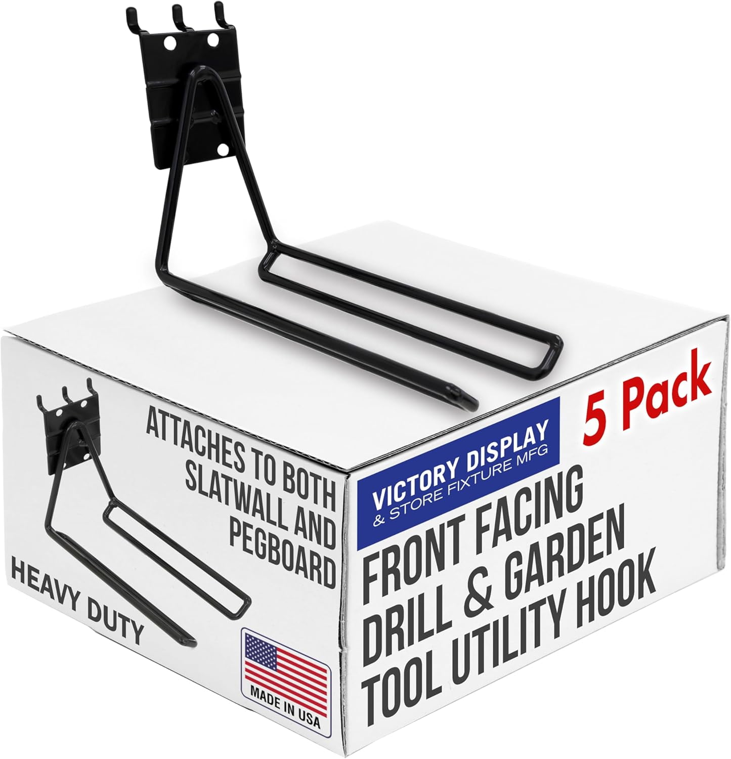 Victory Display Heavy Duty Garage Hooks | Garage Organization Hooks for ...