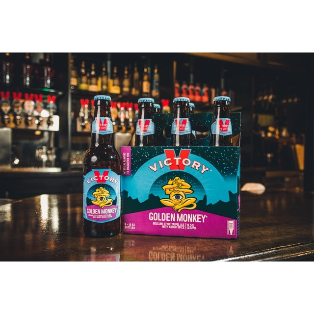 Victory Golden Monkey Belgian Tripel 12 fl oz, 6 Pack Bottles, 9.5% ABV ...