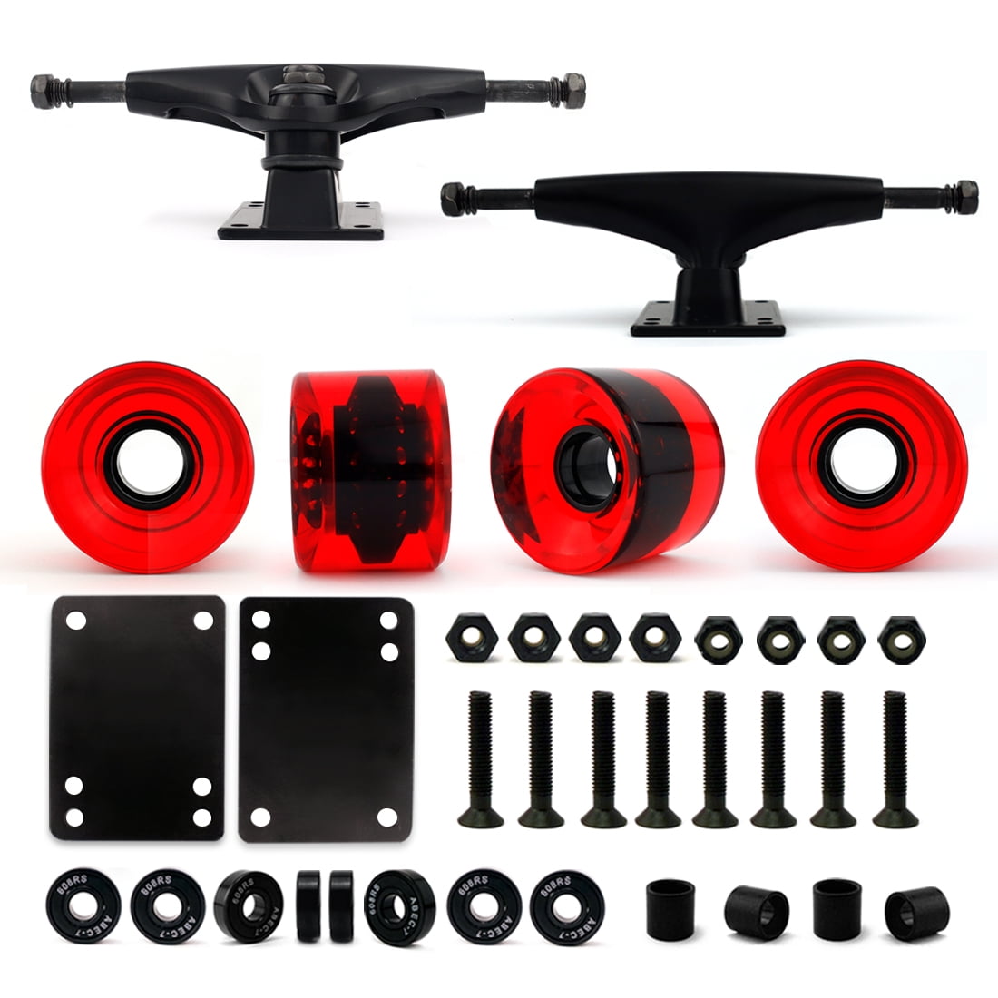 Victory Jump Cruiser Skateboard Trucks and Wheels Set, Skateboard ...