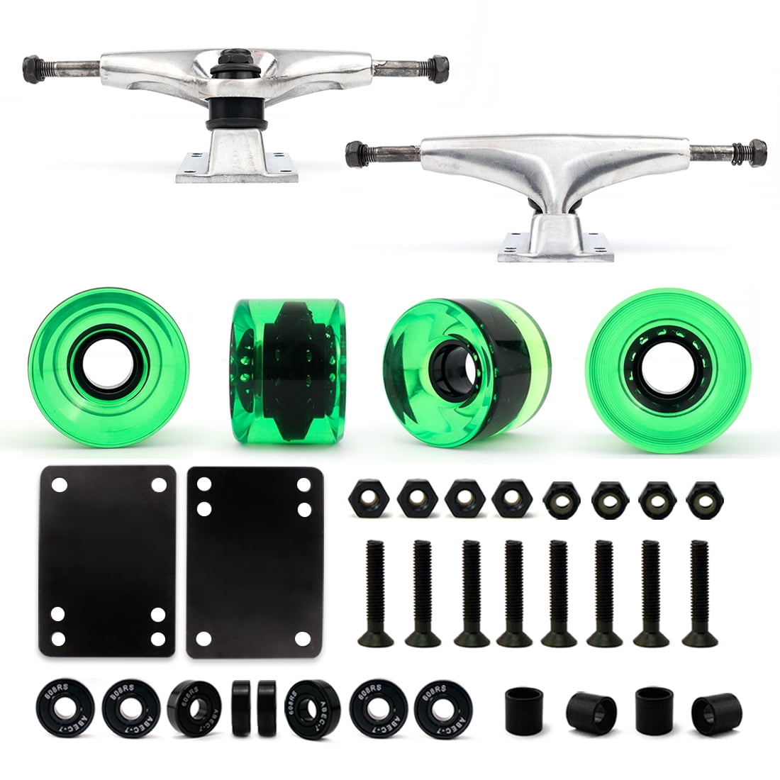 Victory Jump Cruiser Skateboard Trucks and Wheels Set, Skateboard ...