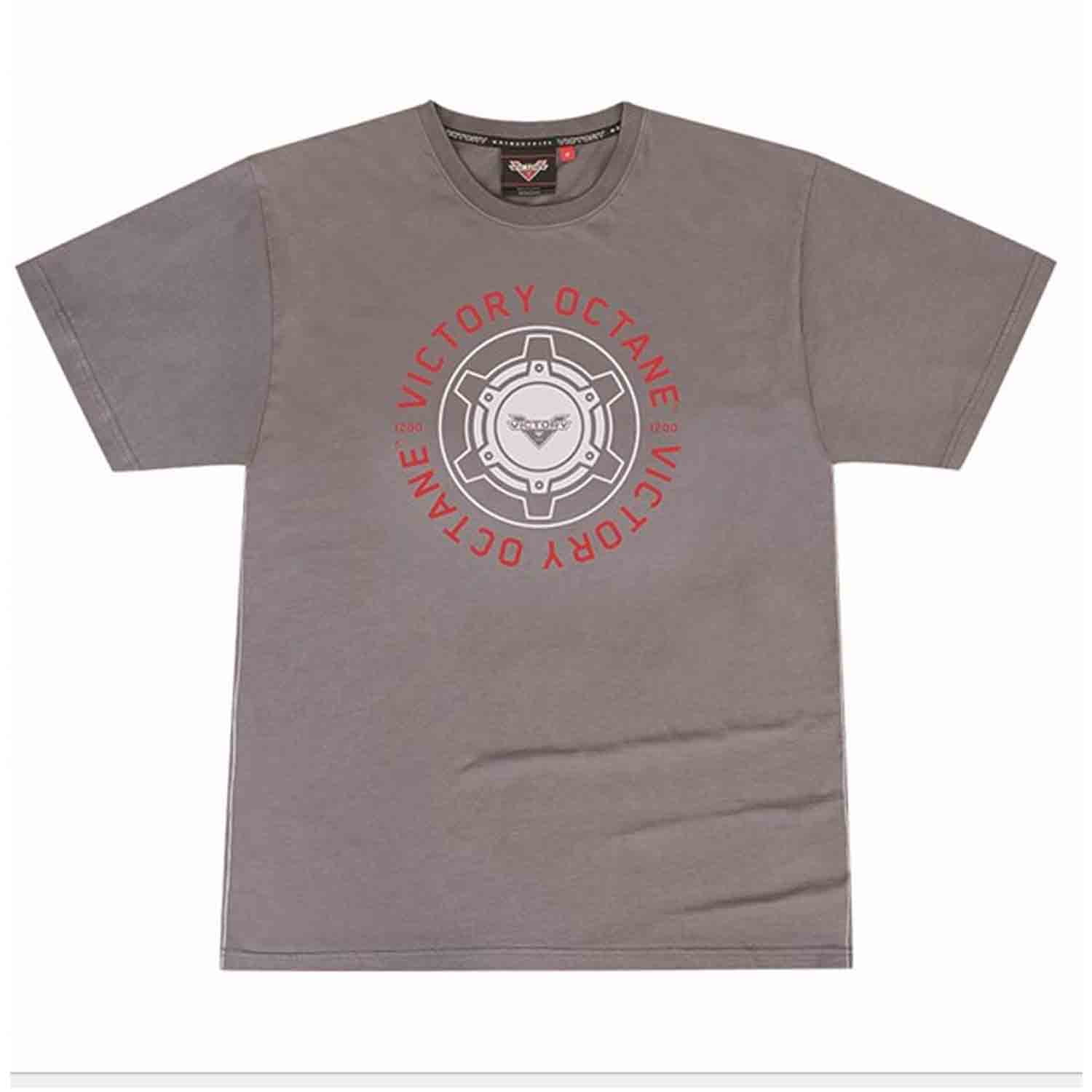 Victory Motorcycle New OEM Men's Grey Octane Tee Shirt, Medium ...