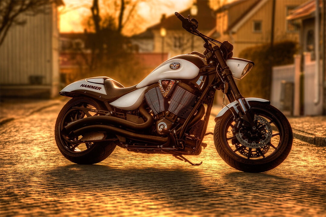 Victory Motorcycles Hammer Classic Motorcycle Wall Art Home Decor ...