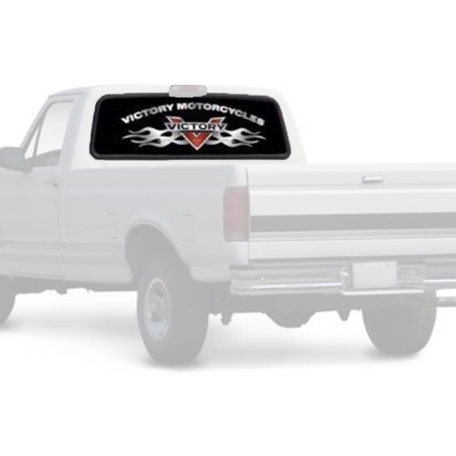 Victory Motorcycles, Vinyl Branded Large Window Decal For Truck Window ...