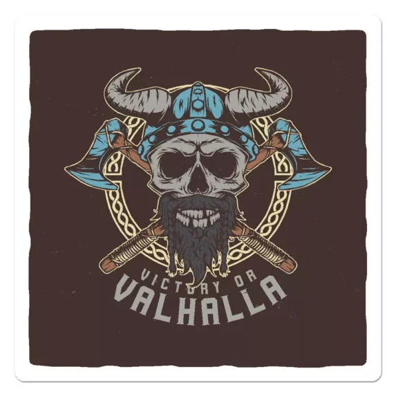 Victory Or Valhalla Sticker Phone Decal Water Bottle Stickers Car ...