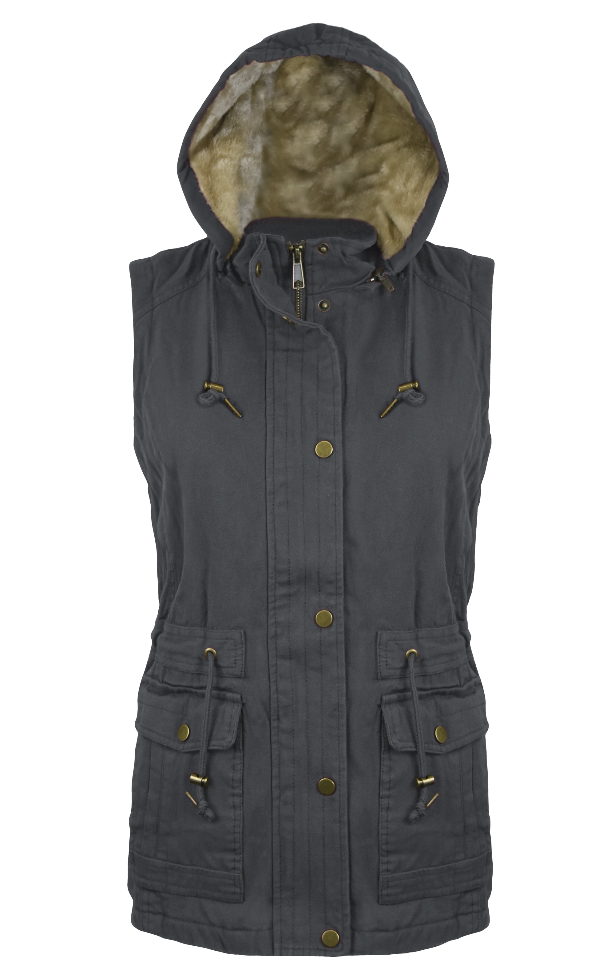Victory Outfitters Ladies' Canvas Utility Vest, Sherpa Lining ...