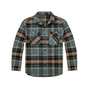 Solid Color Flannel Shirt