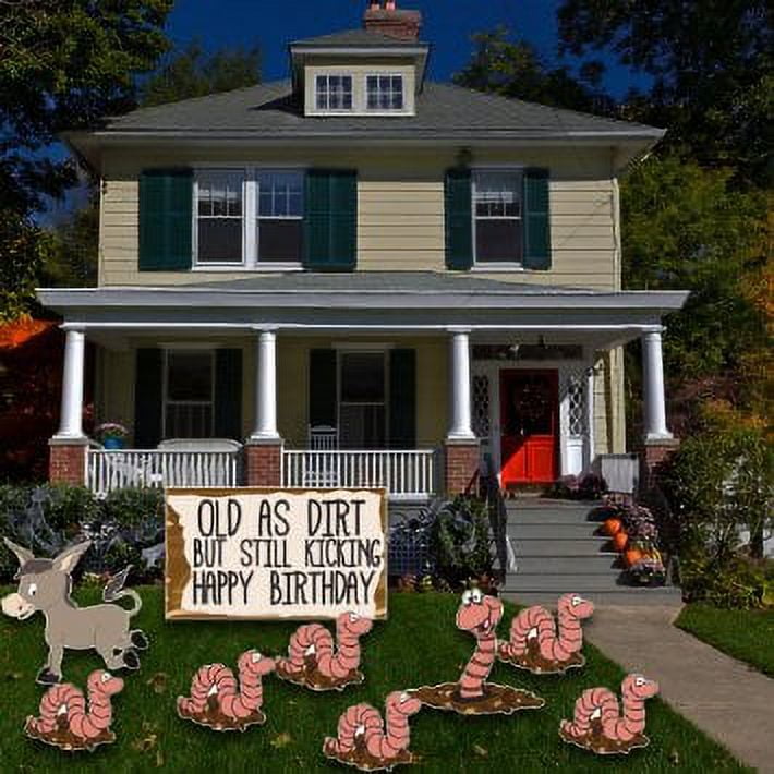 Walmart Yard Cards, Outdoor Lawn Party Decor, Old As Dirt But Still ...