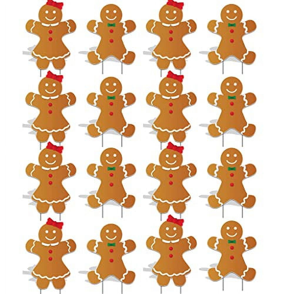 Victory Store Yard Sign Outdoor Lawn Decorations: Gingerbread People ...