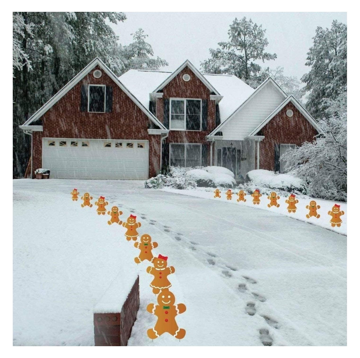 Victory Store Yard Sign Outdoor Lawn Decorations: Gingerbread People ...