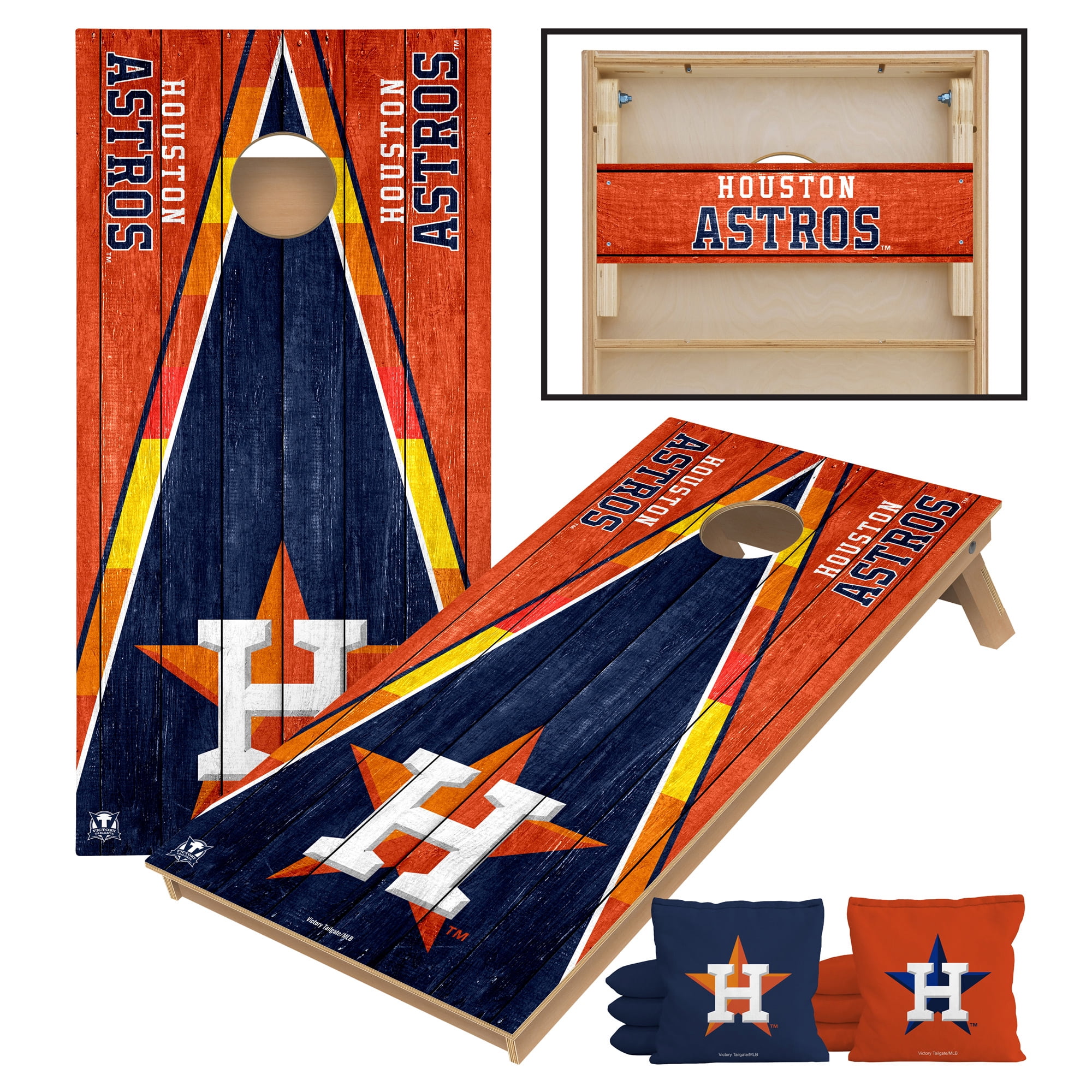 Victory Tailgate Houston Astros 2' x 4' Tournament Cornhole Board Set ...