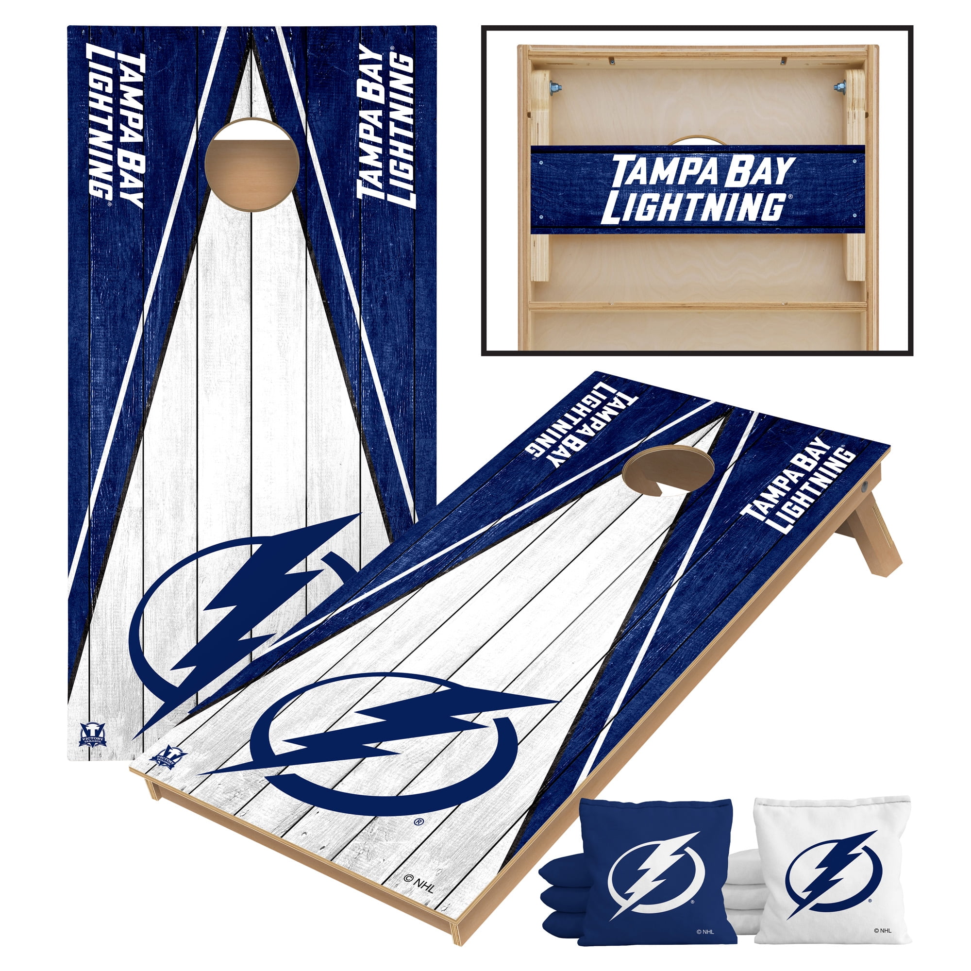 Victory Tailgate Tampa Bay Lightning 2' x 4' Tournament Cornhole Board ...