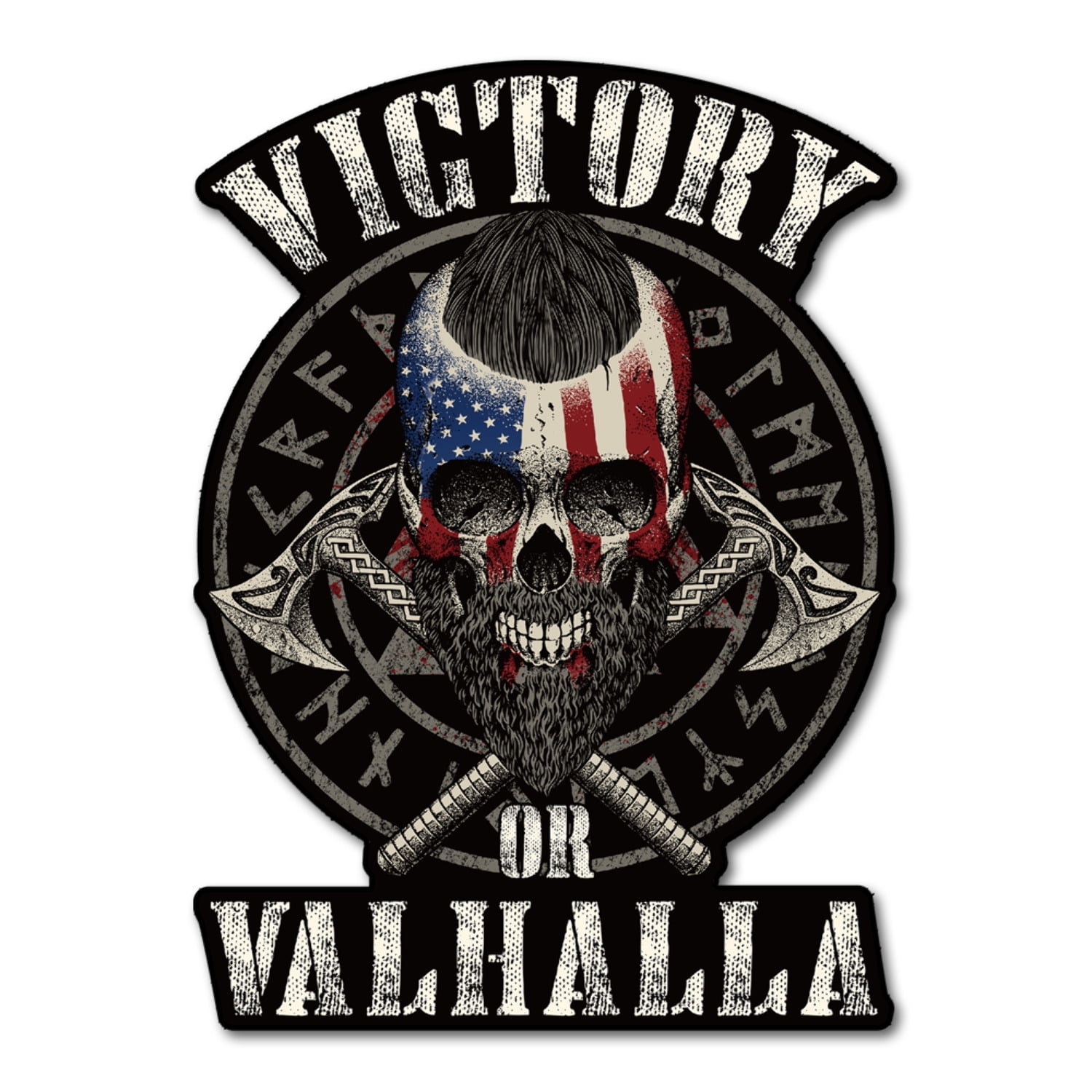 Victory or Valhalla Decal Premium Vinyl Die Cut UV Coating Military ...