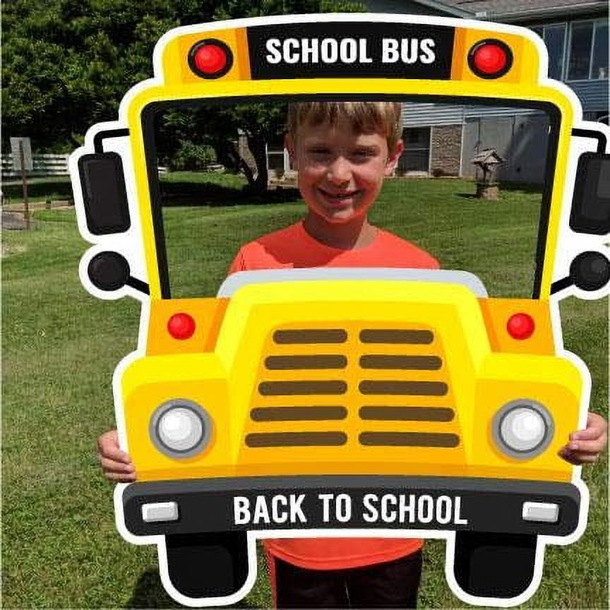 VictoryStore Back to School Bus Selfie Frame, 35" x 38" - Walmart.com
