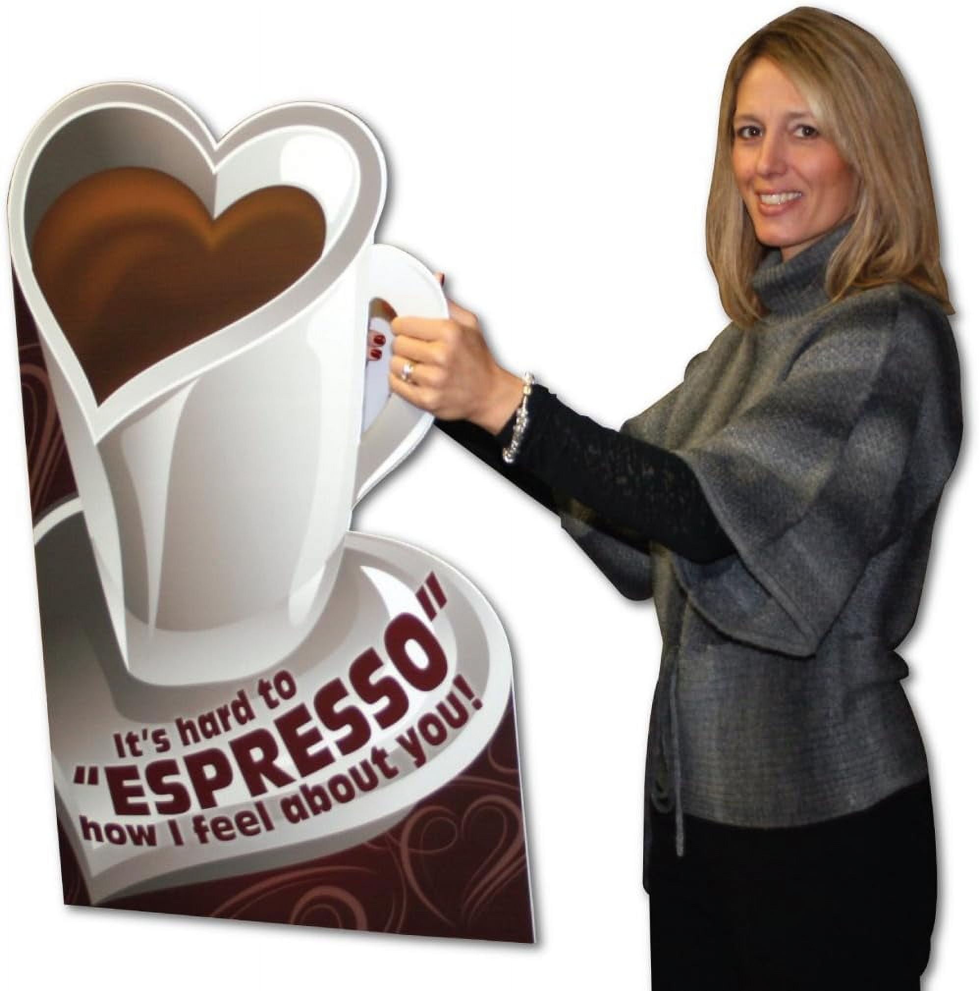VictoryStore Jumbo Greeting Cards : Big Valentine's Day Card (Coffee ...